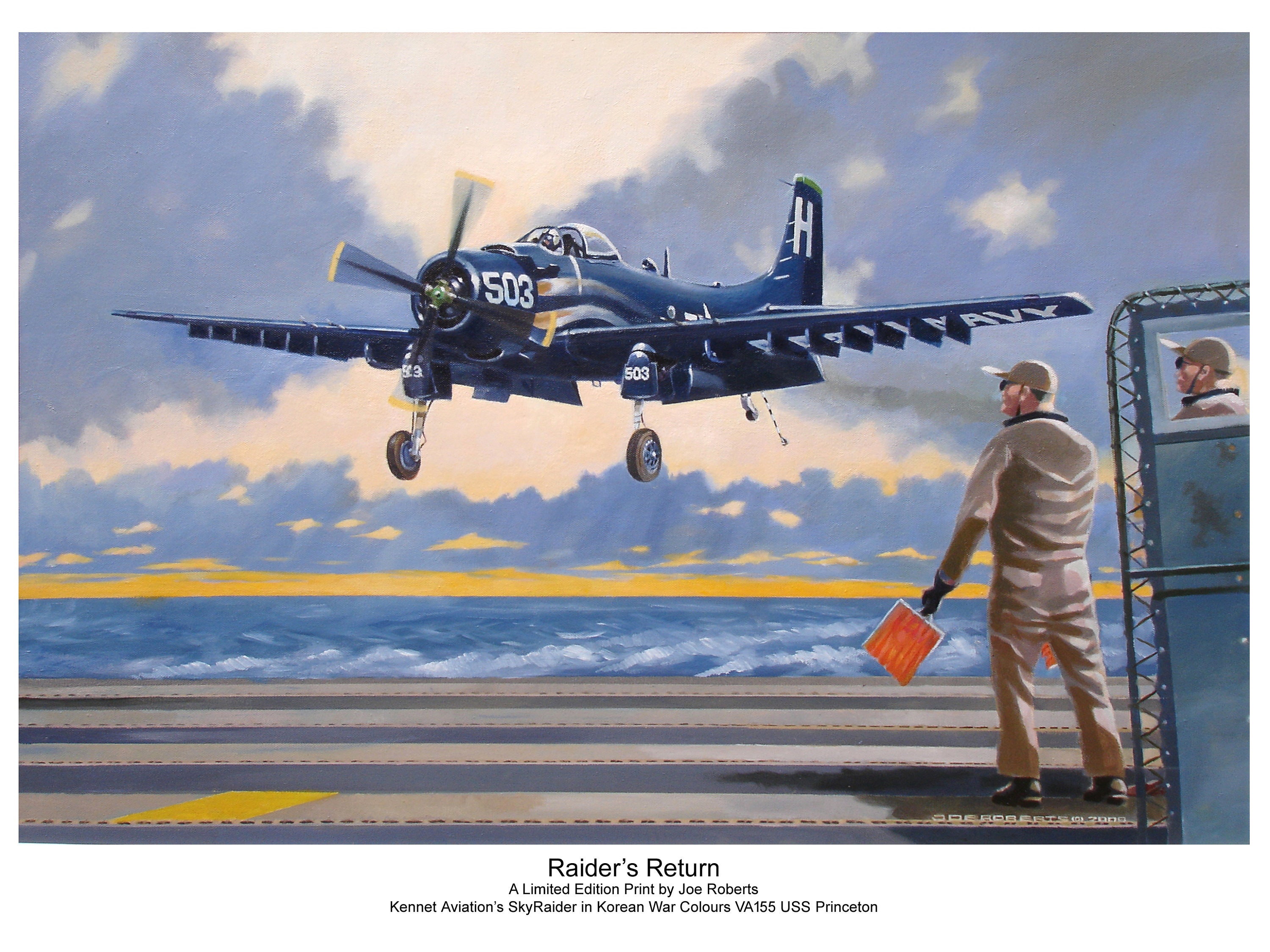 Raider's Return- Skyraider Aviation Art Print - Etsy