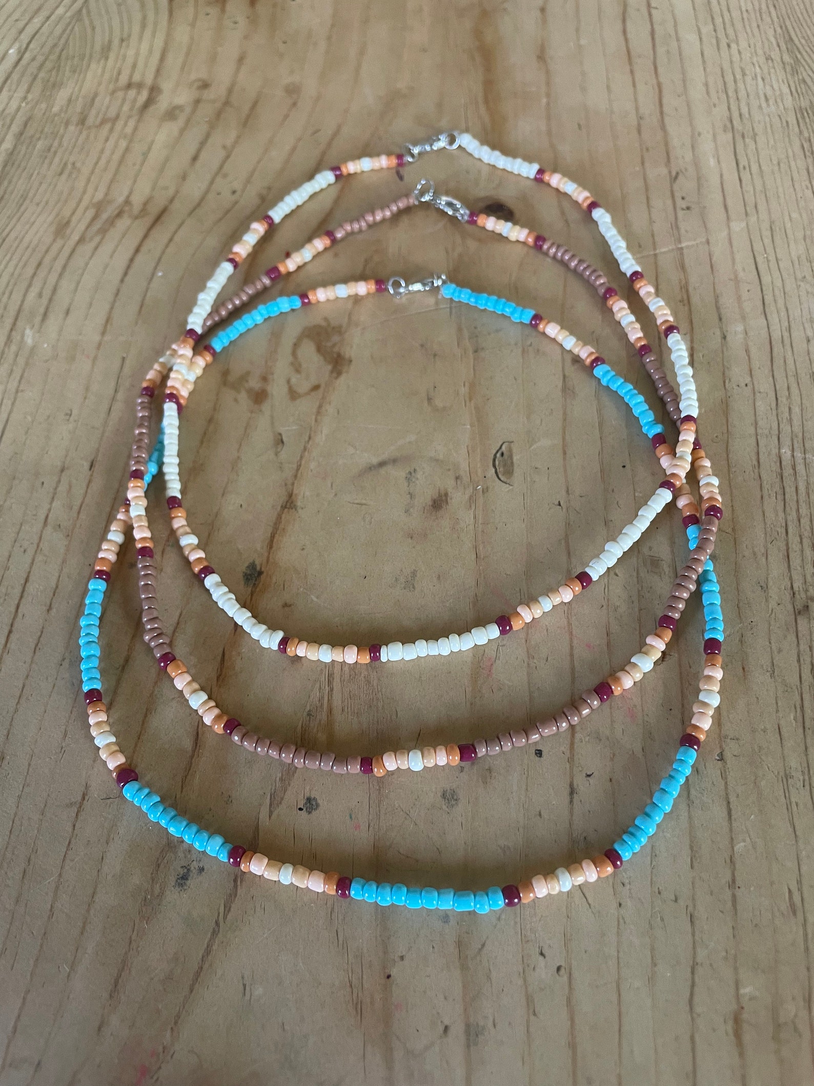 Western Bead Choker. Aztec Pattern. Western Bead Necklace. - Etsy