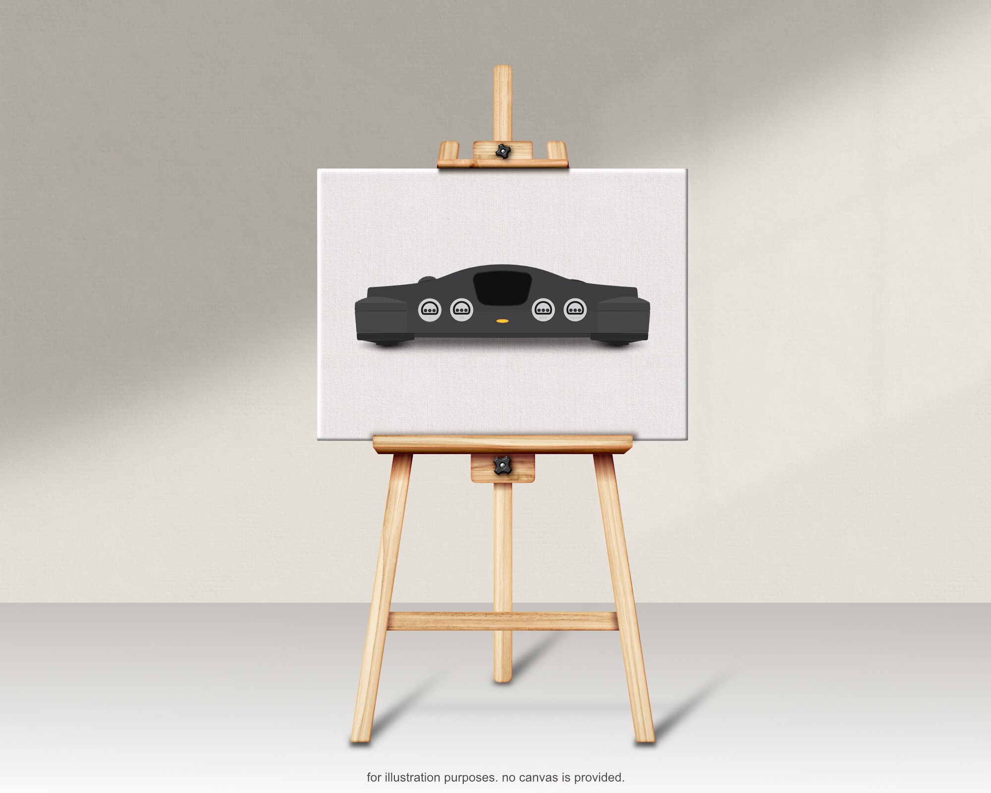 N64 Printable Artwork Retro Video Game Console Vector Editable SVG Eps ...