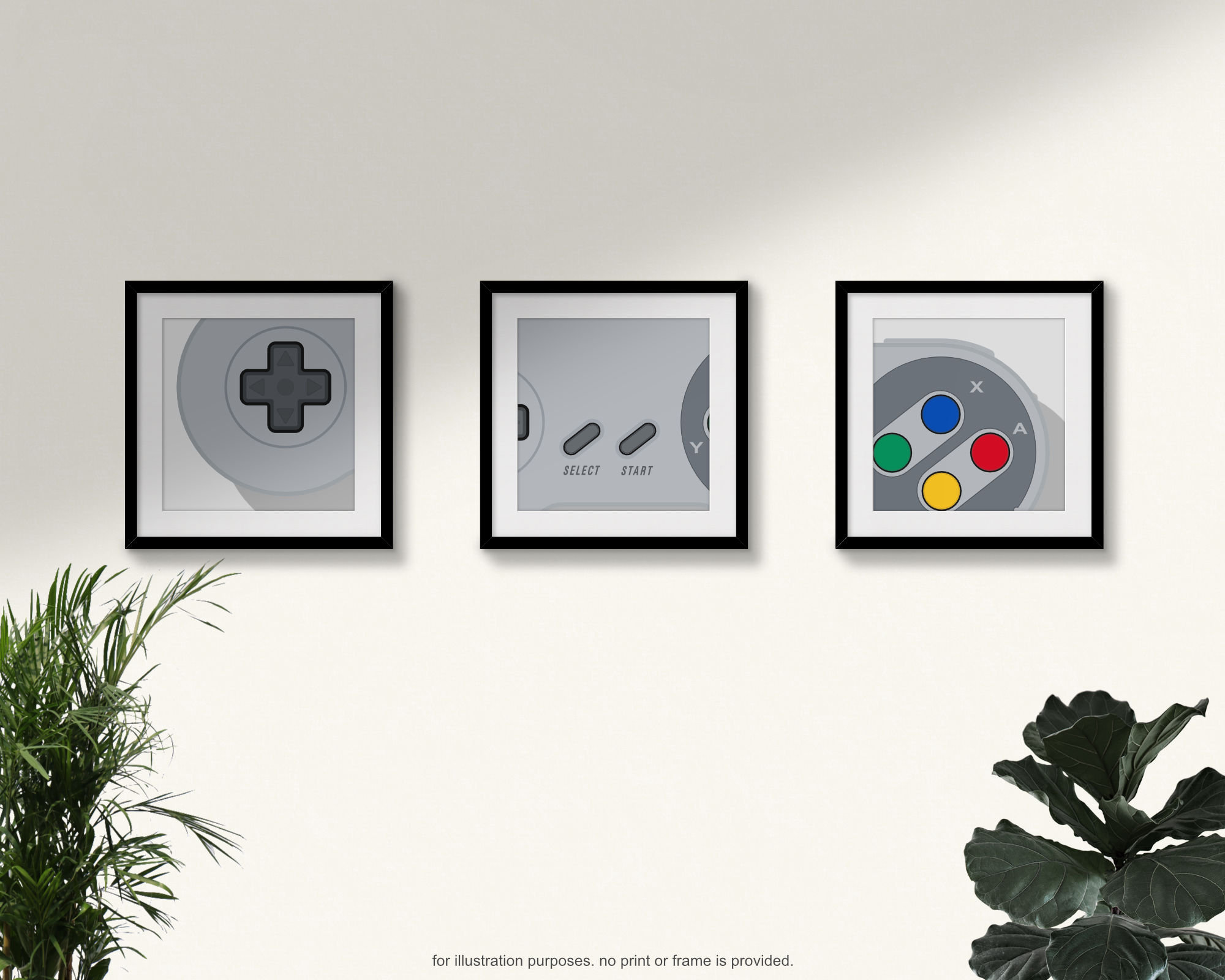SNES / Super Famicom Printable Artwork Retro Video Game Controller ...