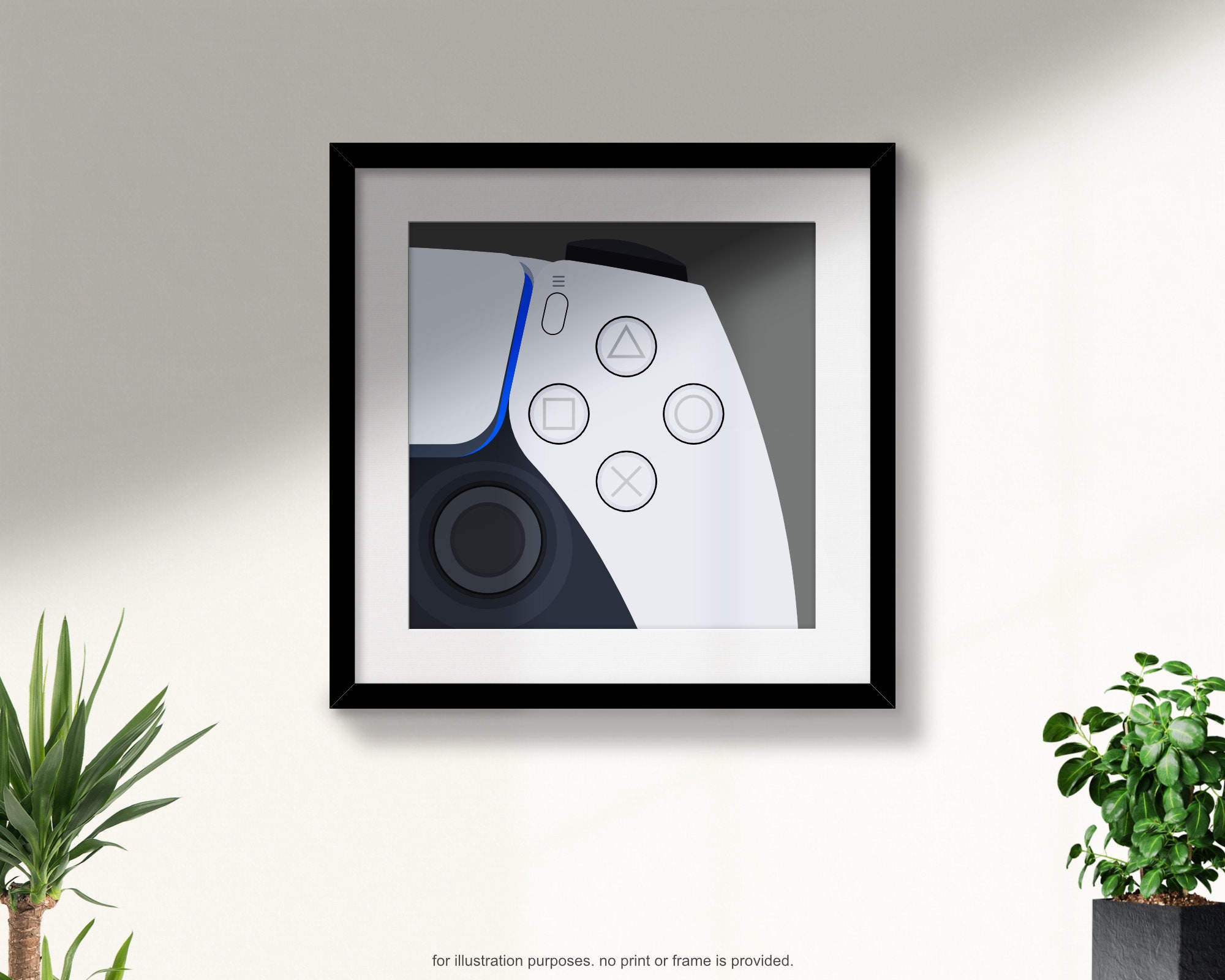 Playstation 5 / PS5 Printable Artwork Video Game Controller Vector ...