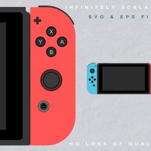 Switch / OLED Printable Artwork | Video Game Handheld | Vector ...