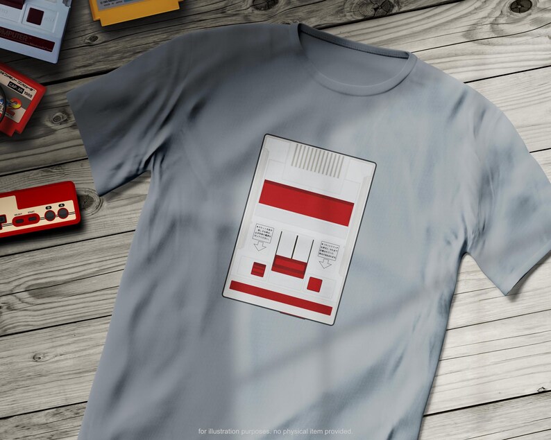 Famicom Vector & Artwork | Retro Video Game Console | Editable SVG ...