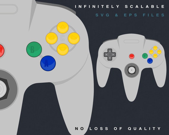 N64 Controller Vector