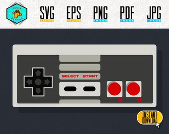 Nes Controller Svg - Etsy UK