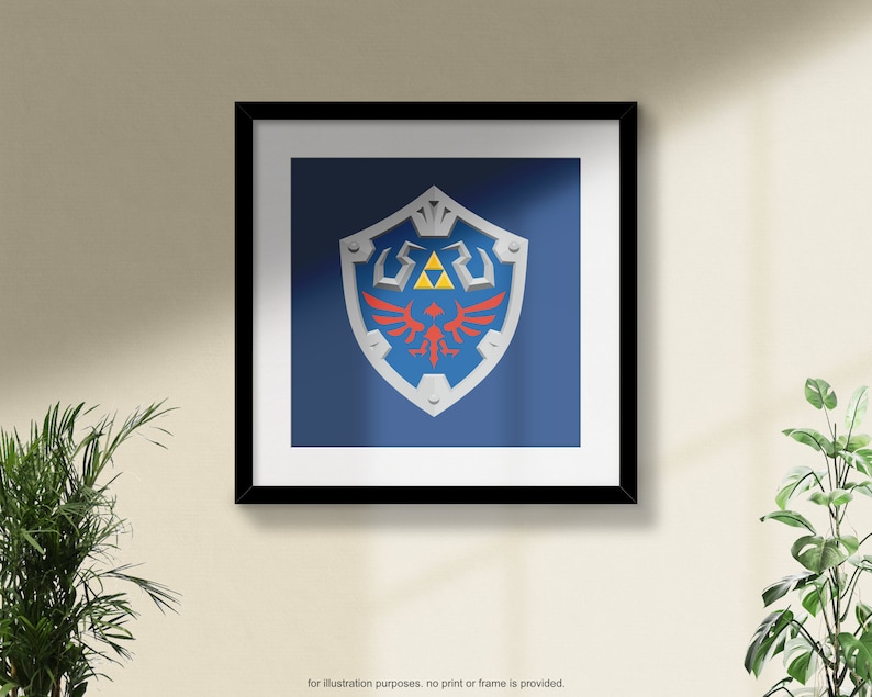 Legend of Zelda Master Sword and Hylian Shield | Artwork Vector Graphic ...