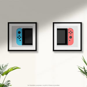 Switch / OLED Printable Artwork | Video Game Handheld | Vector ...