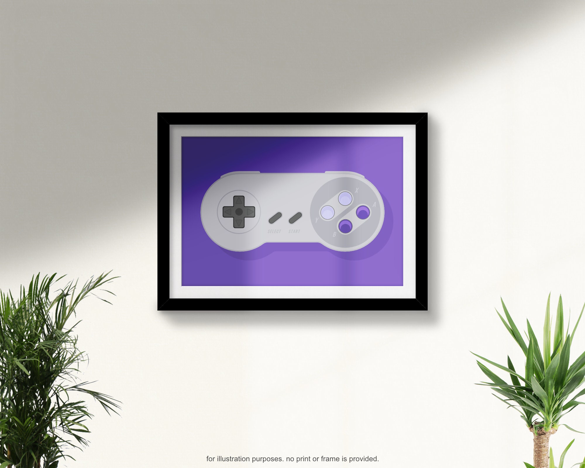 SNES Printable Artwork Retro Video Game Controller Vector Editable SVG ...