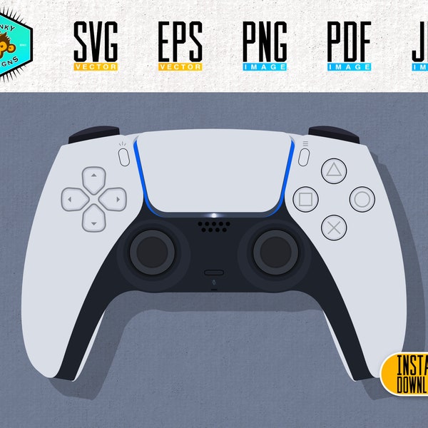 Ps5 Controller Svg - Etsy