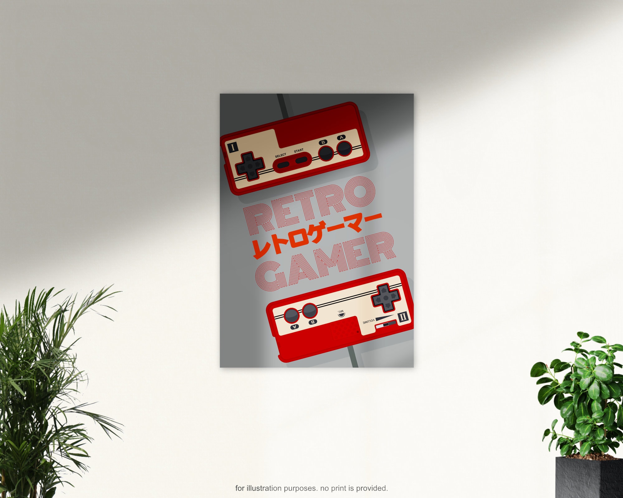 Famicom Printable Artwork Retro Video Game Controller Vector Editable ...