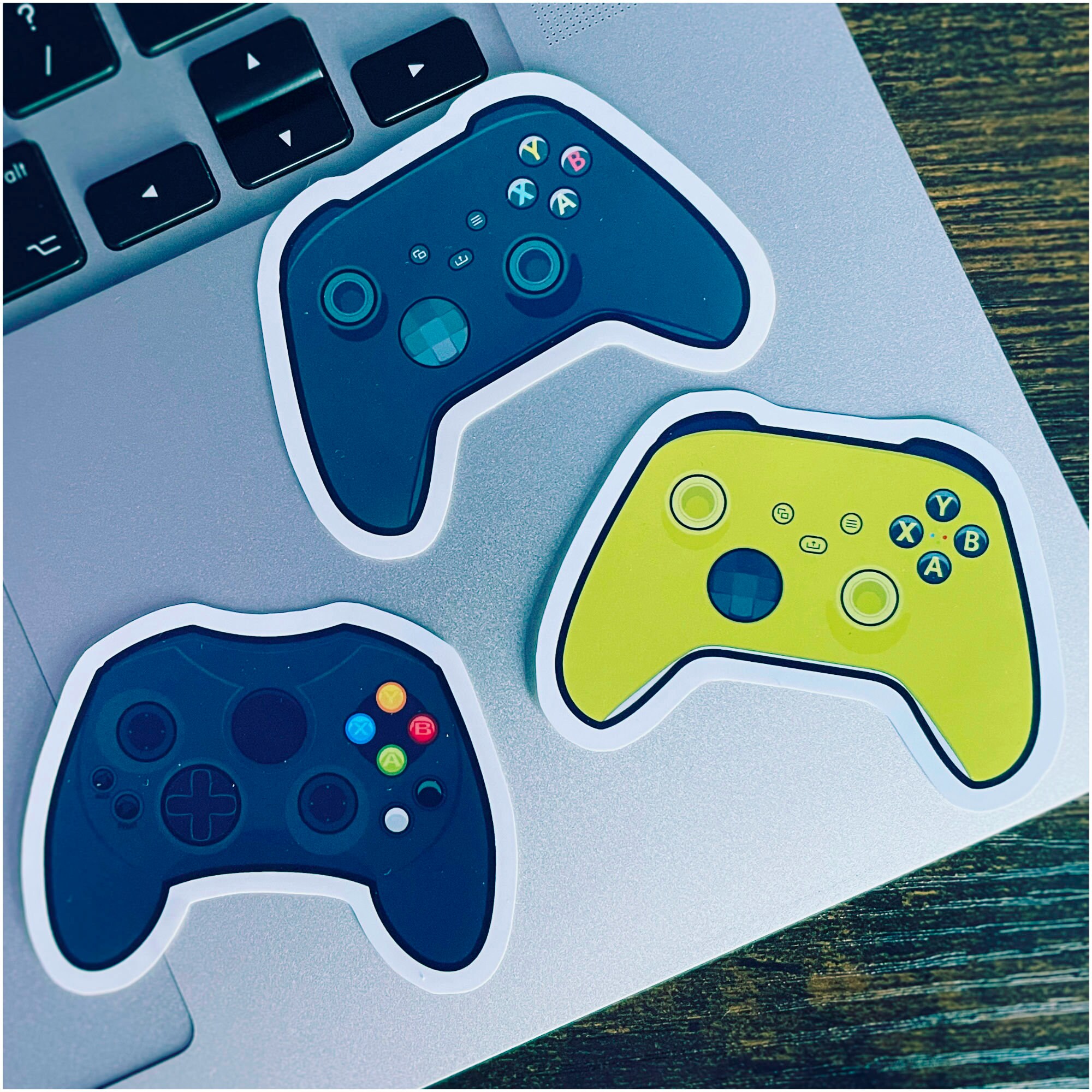 21 Video Game Controller Sticker Pack Glossy Vinyl Switch Playstation ...