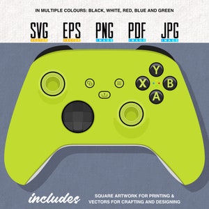 Xbox Series X/S Printable Artwork | Video Game Controller | Vector ...