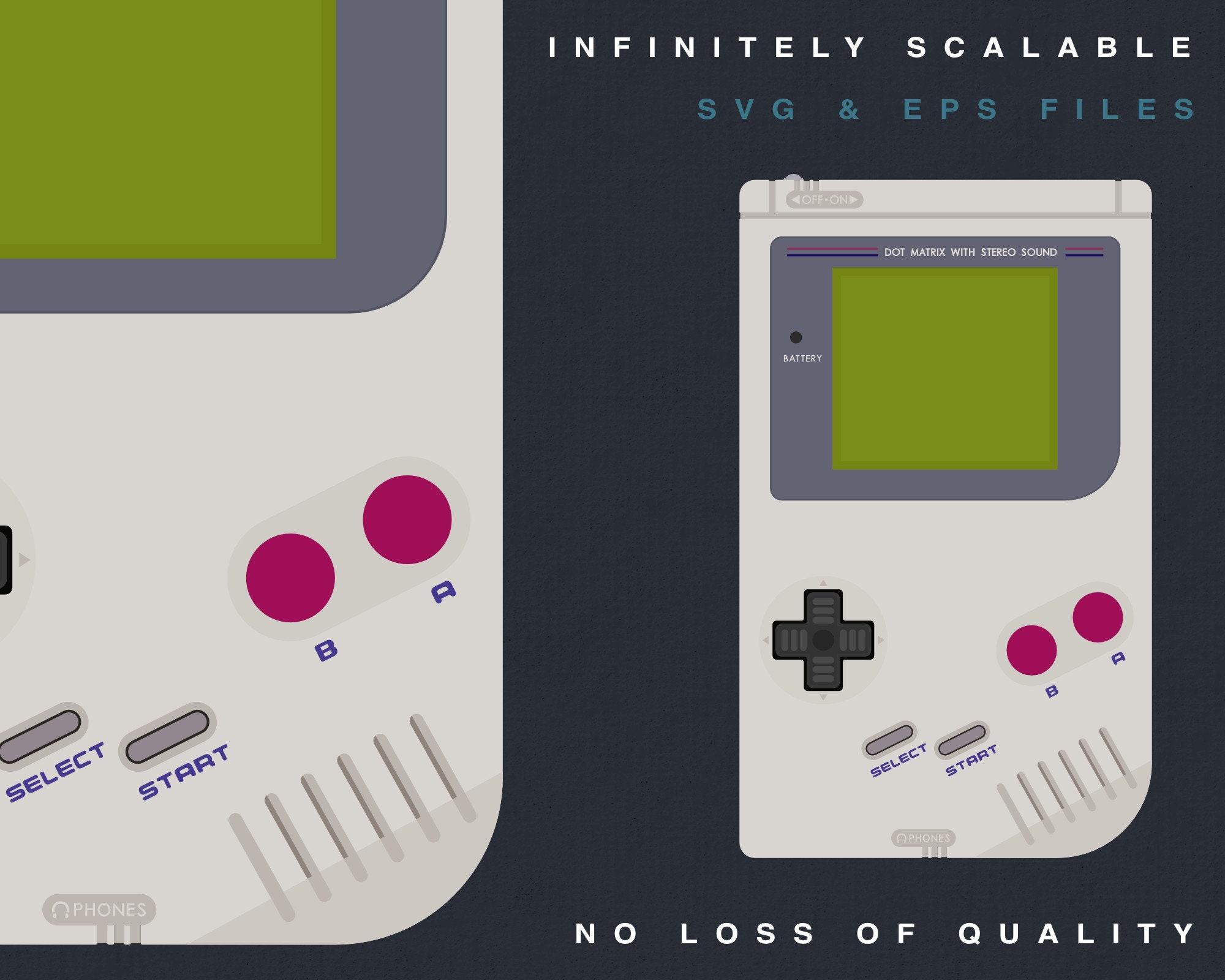 Game Boy Front & Back Printable Artwork | Includes Game Cartridge ...