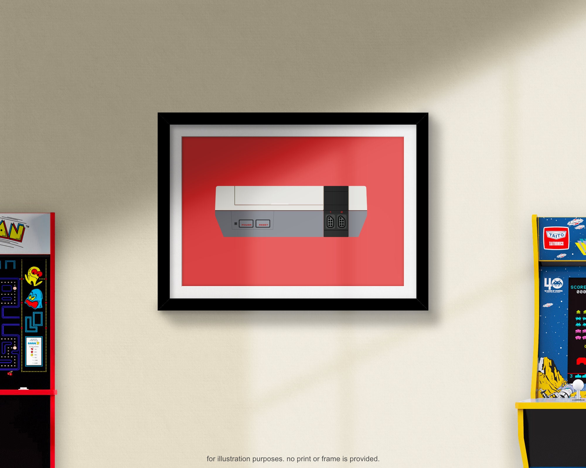 NES Printable Artwork Retro Video Game Console Vector Editable SVG Eps ...