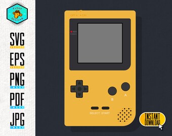 Gameboy Vector Svg - Etsy