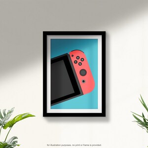 Switch / OLED Printable Artwork | Video Game Handheld | Vector ...