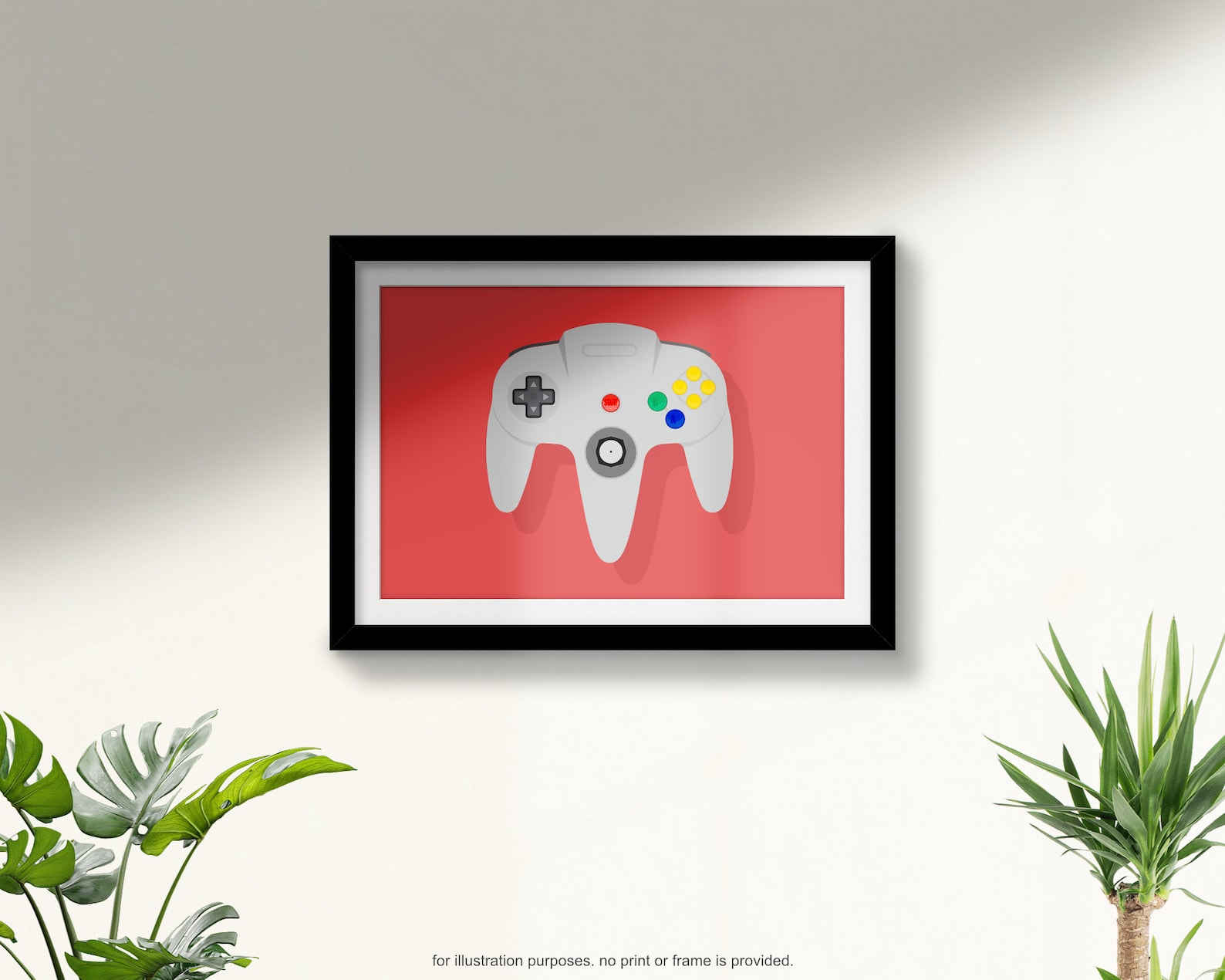 N64 Printable Artwork Retro Video Game Controller Vector Editable SVG ...