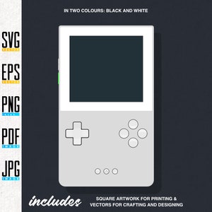 Analogue Pocket Printable Artwork | Video Game Handheld | Vector ...