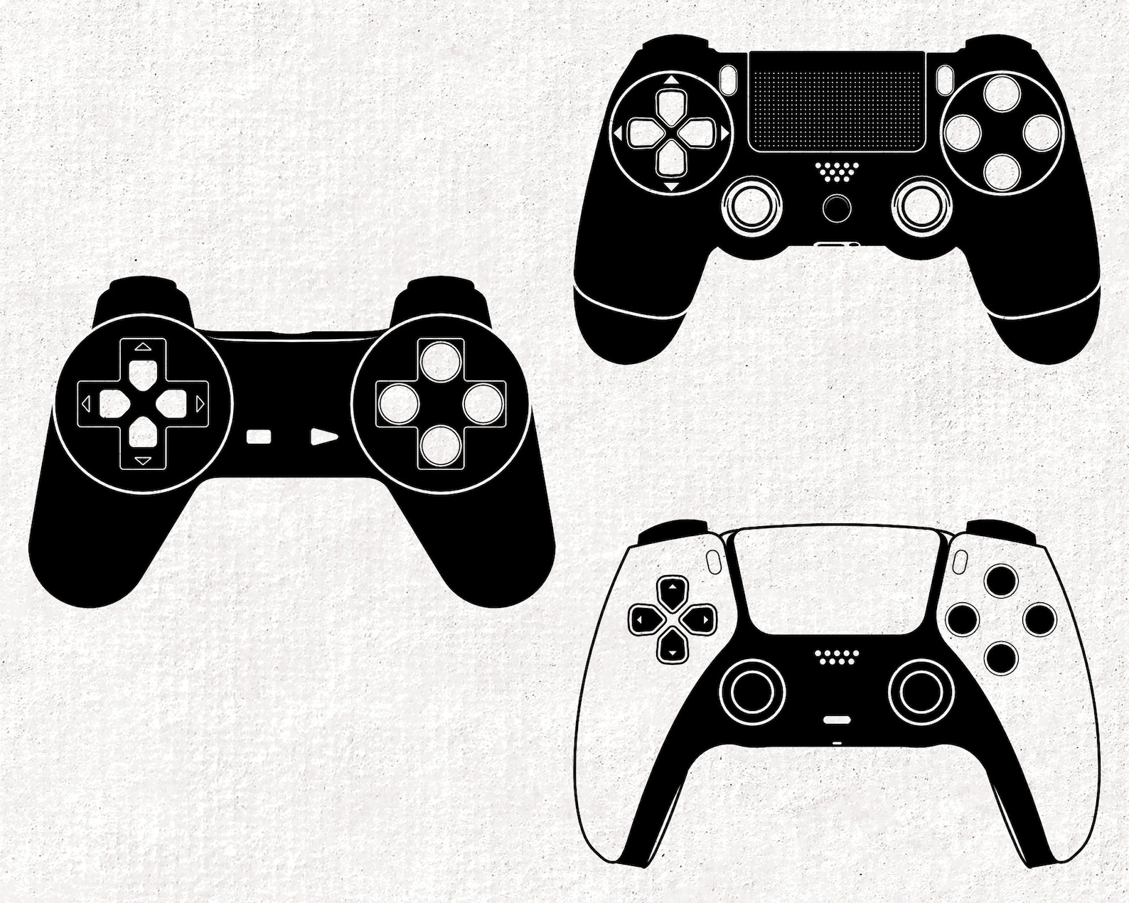 41 Video Game Controller Designs Cricut Silhouette Cut Files - Etsy