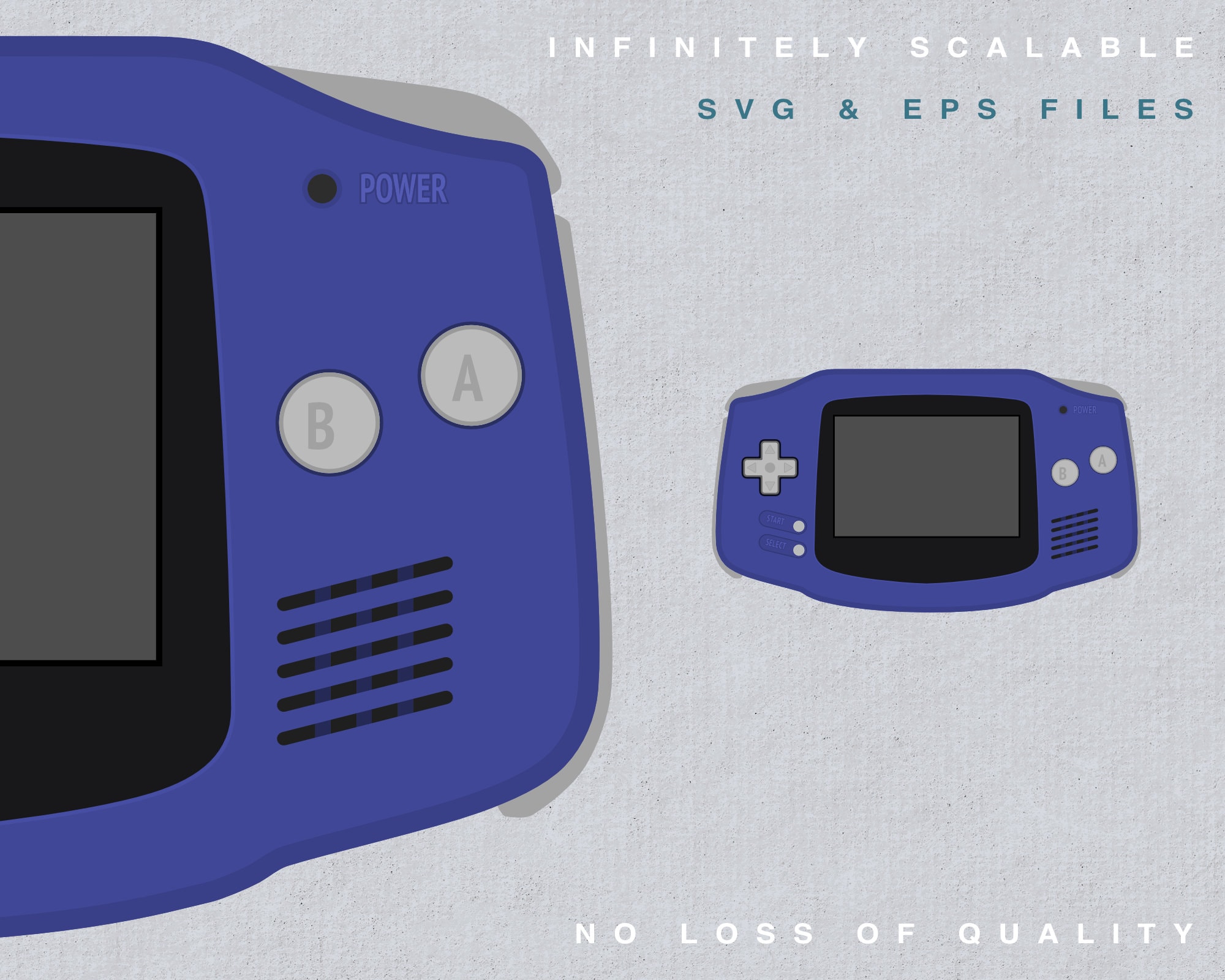 Game Boy Advance / GBA Printable Artwork | Retro Video Game Handheld ...
