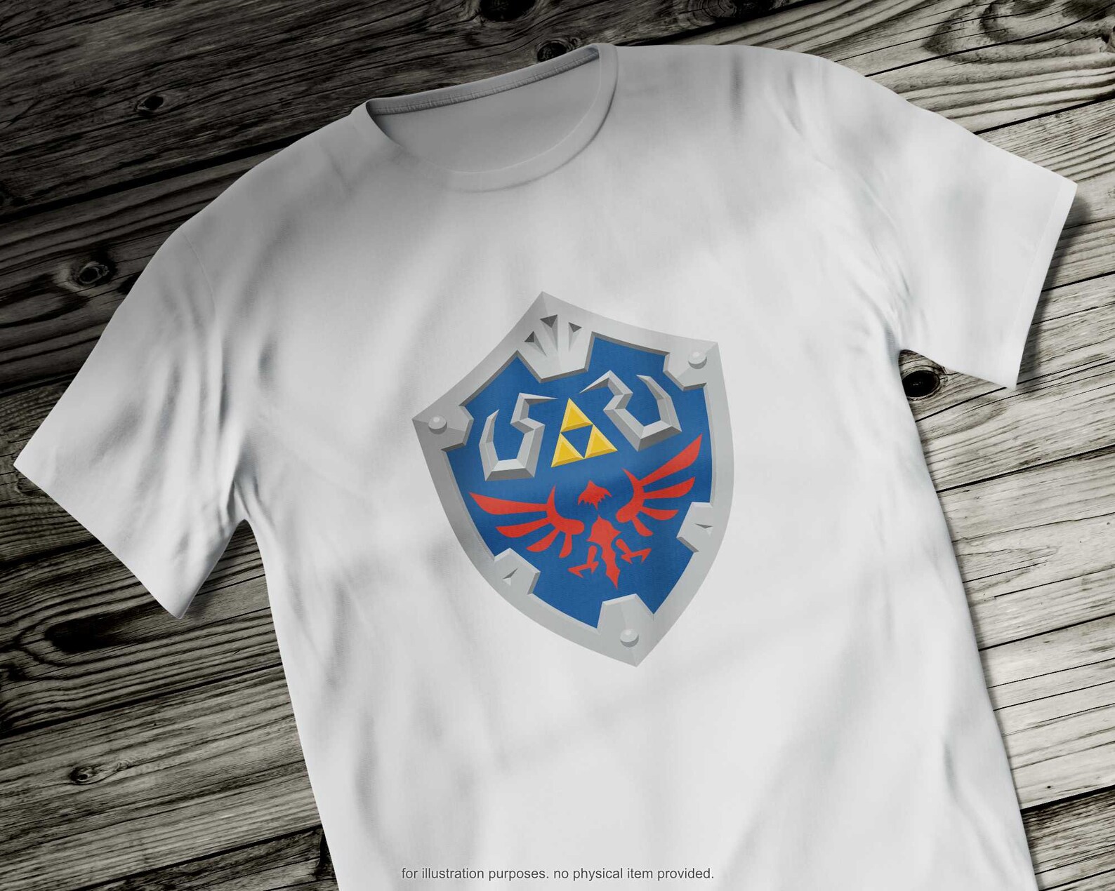 Legend of Zelda Master Sword and Hylian Shield Artwork Vector Graphic ...