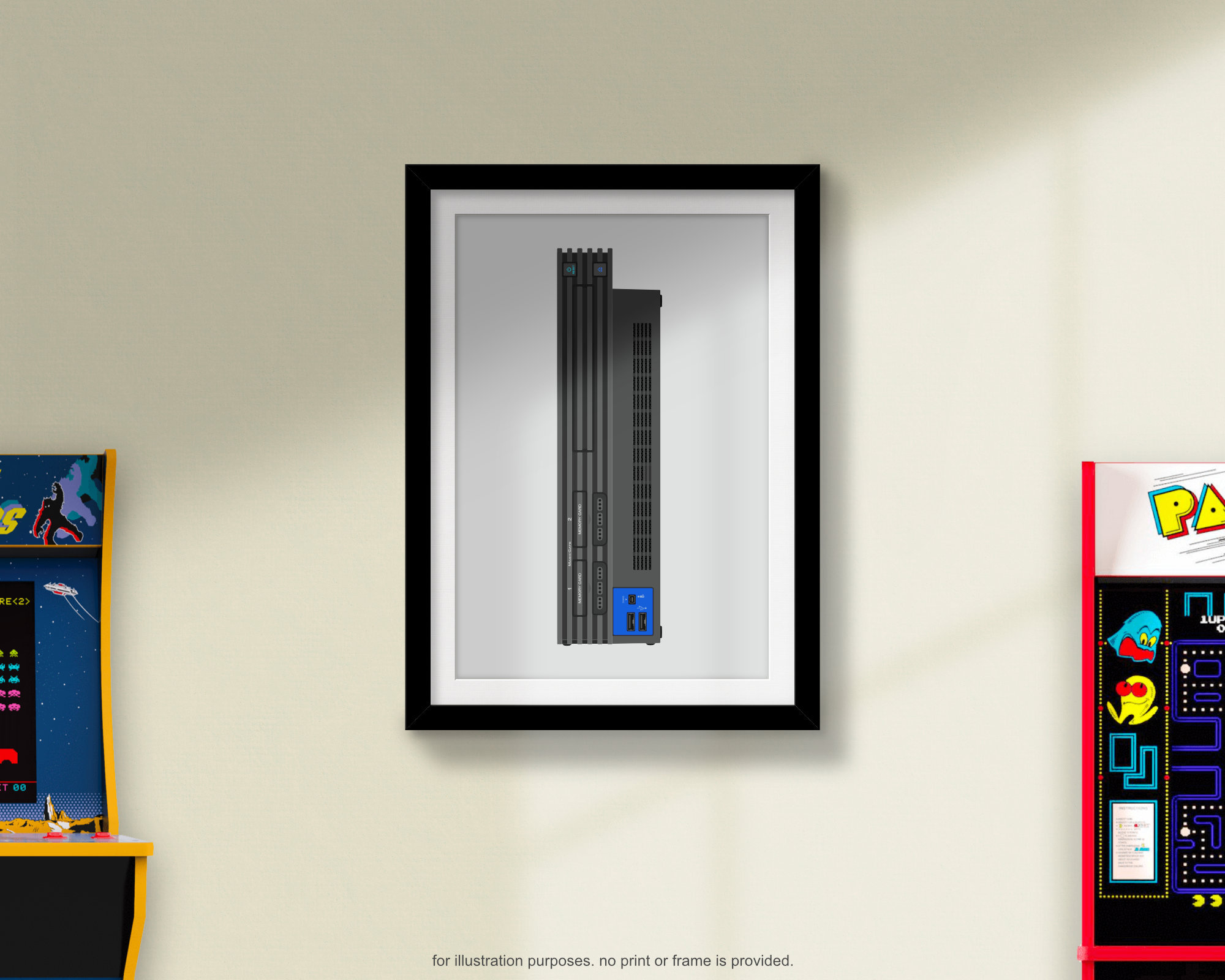 Playstation 2 / PS2 Printable Artwork Retro Video Game Console Vector ...