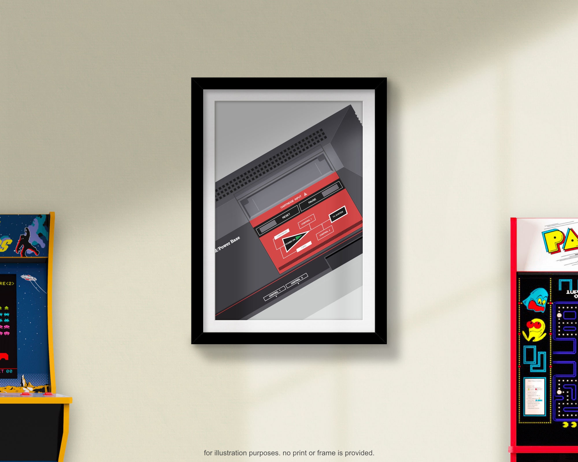 Master System Power Base SVG & Artwork Retro Video Game Console ...