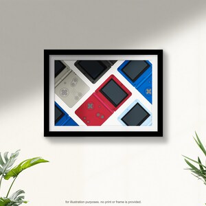 Gameboy Advance SP Printable Artwork | Retro Video Game Handheld ...