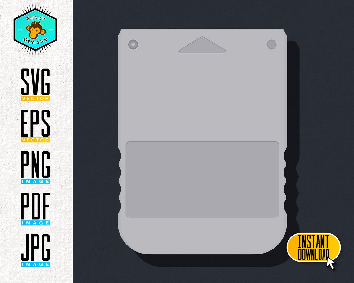 Playstation / PS1 Printable Artwork Retro Video Game Console - Etsy