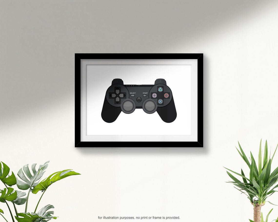 PS3 Vector & Artwork | Retro Video Game Controller | Editable SVG | EPS ...