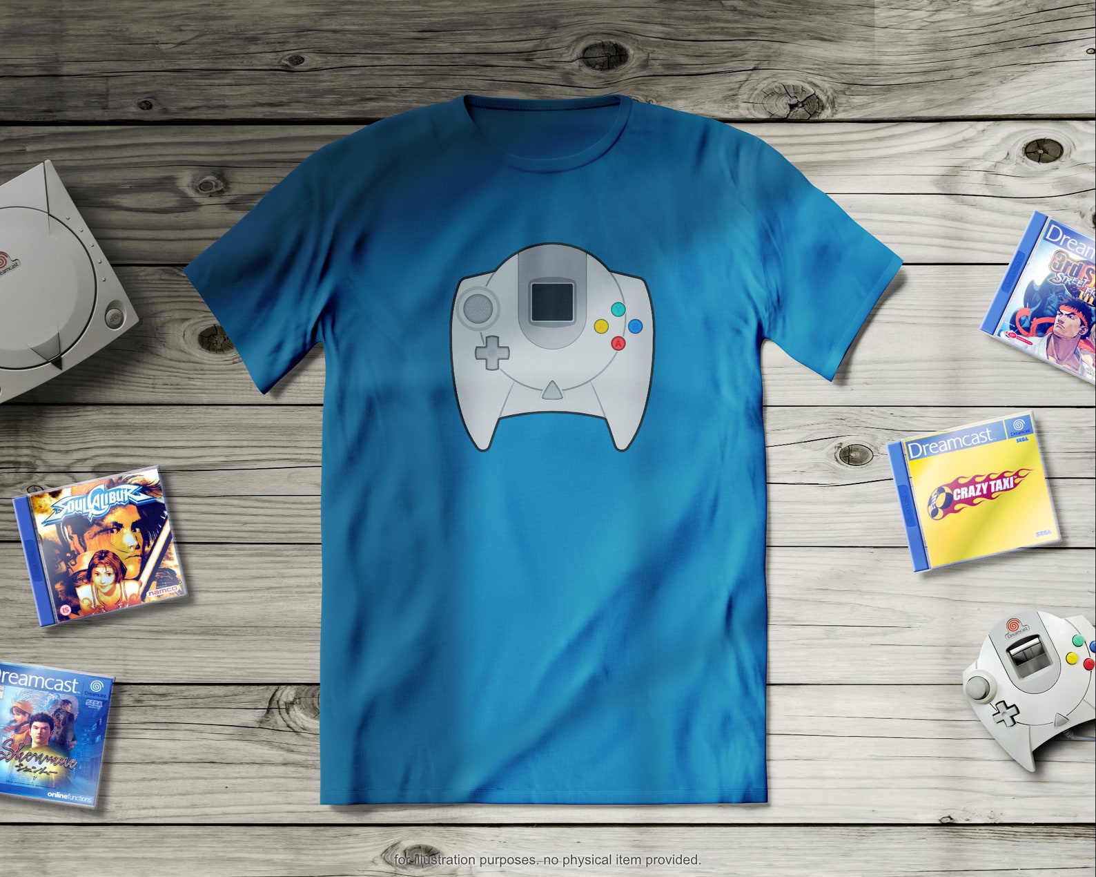 Dreamcast Printable Artwork | Retro Video Game Controller | Vector ...