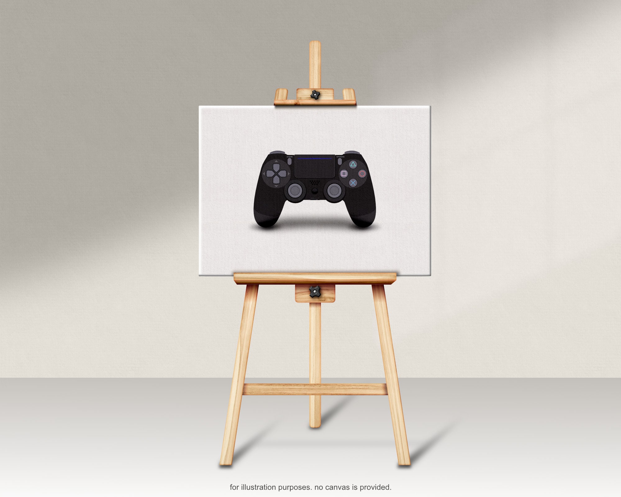 PS4 Printable Artwork | Video Game Controller | Vector | Editable SVG ...