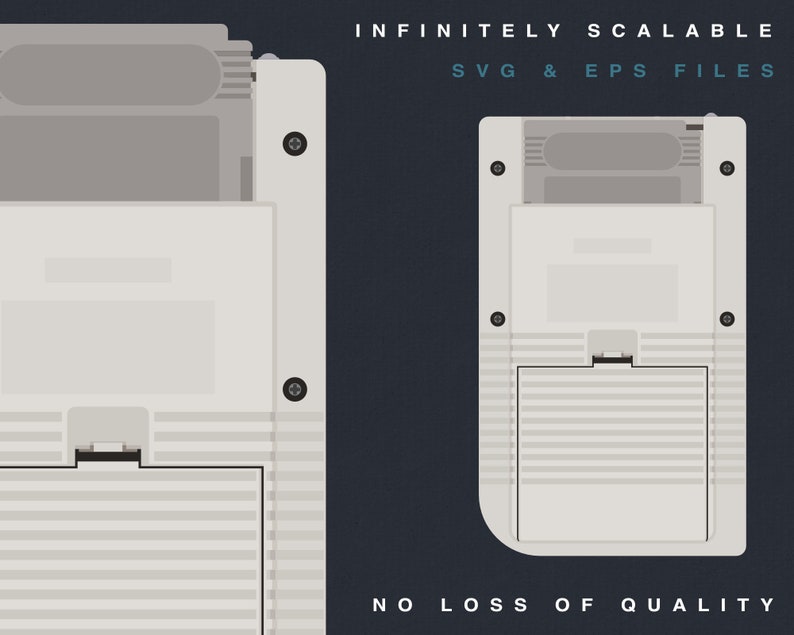 Game Boy Front & Back Printable Artwork | Includes Game Cartridge ...