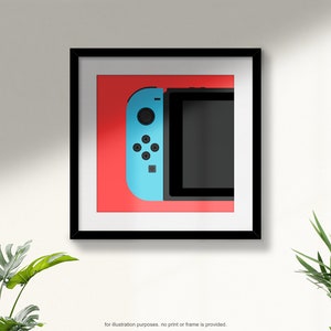 Switch / OLED Printable Artwork | Video Game Handheld | Vector ...