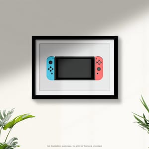 Switch / OLED Printable Artwork | Video Game Handheld | Vector ...