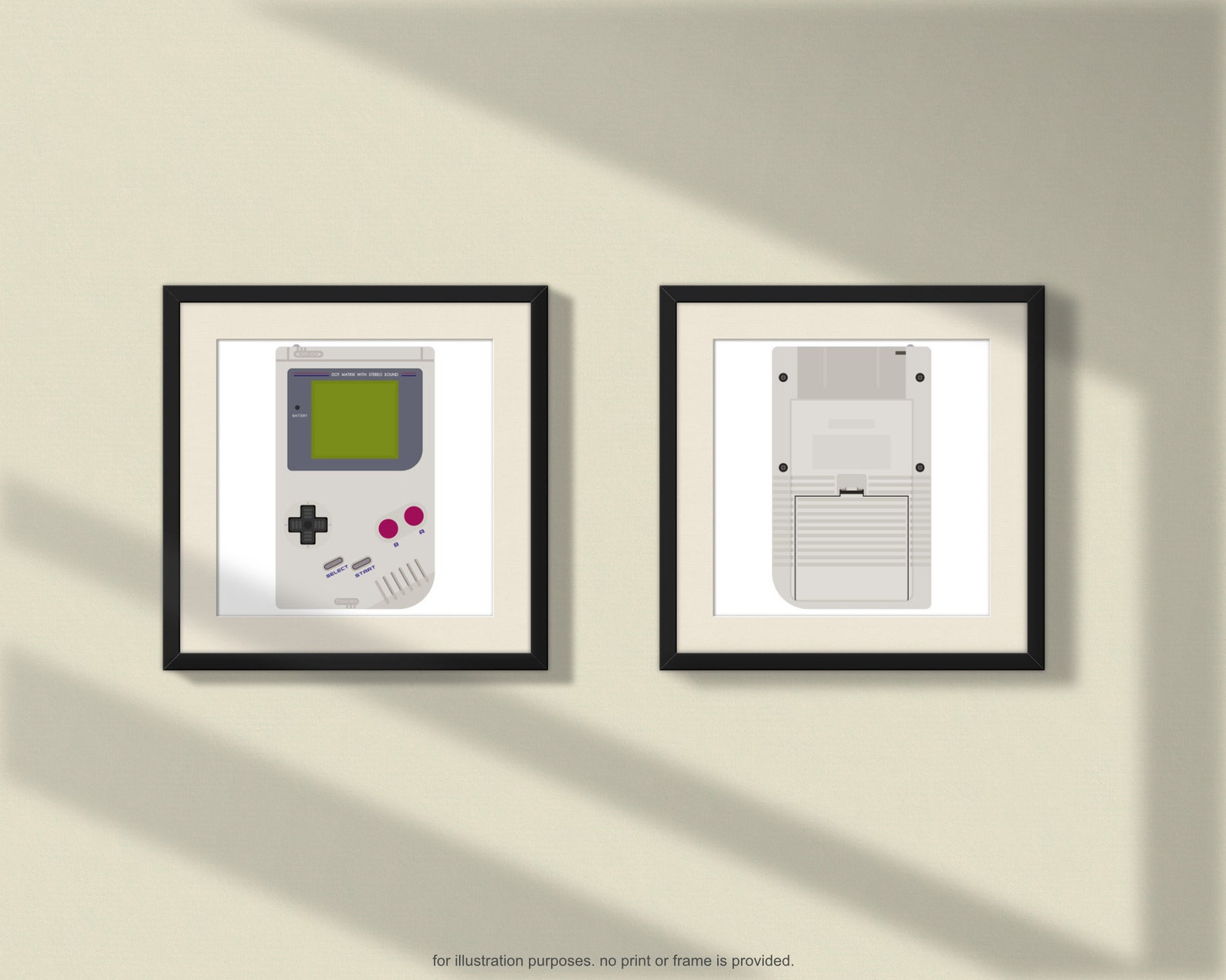 Game Boy Front & Back Printable Artwork | Includes Game Cartridge ...