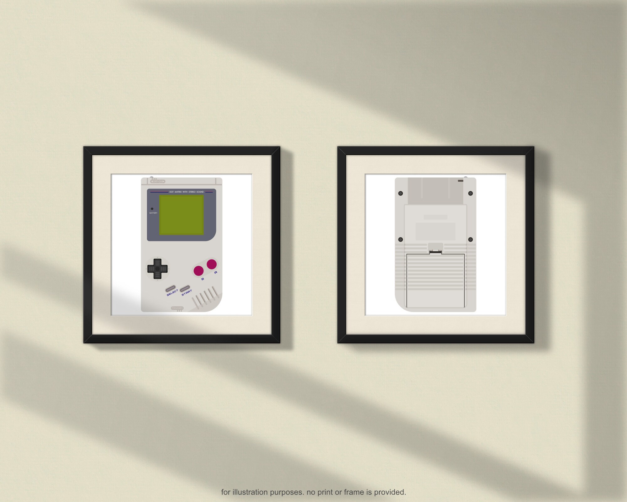 Game Boy Front & Back Printable Artwork | Includes Game Cartridge ...