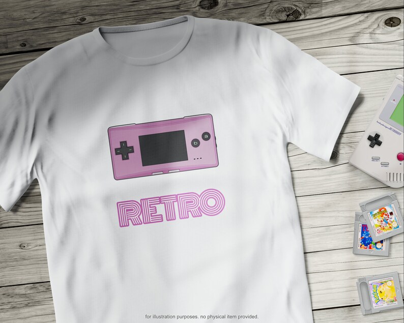 Game Boy Micro SVG & Printable Artwork | EPS | Editable Vector ...