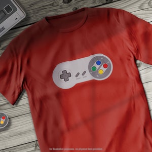 SNES / Super Famicom Printable Artwork | Retro Video Game Controller ...
