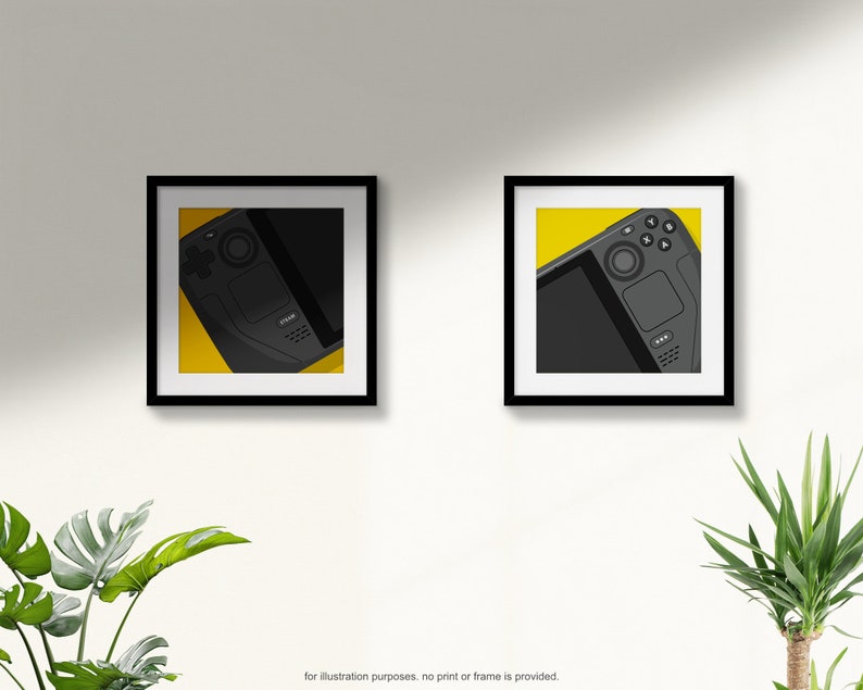 Steam Deck Printable Artwork Video Game Handheld Vector Editable SVG ...