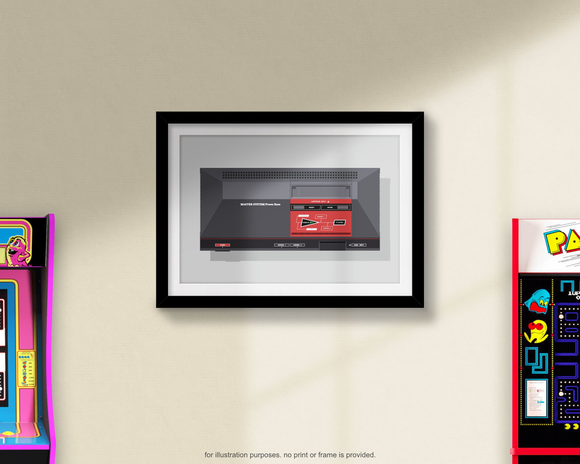 Master System Power Base SVG & Artwork Retro Video Game Console ...