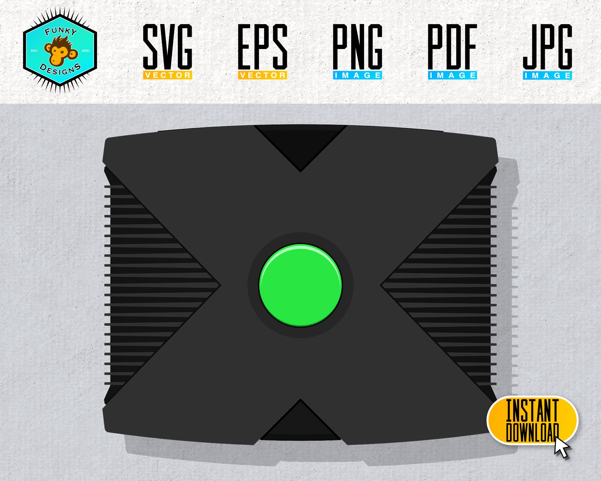 Arte imprimible de Xbox / SVG editable / EPS / Vector / PNG - Etsy México