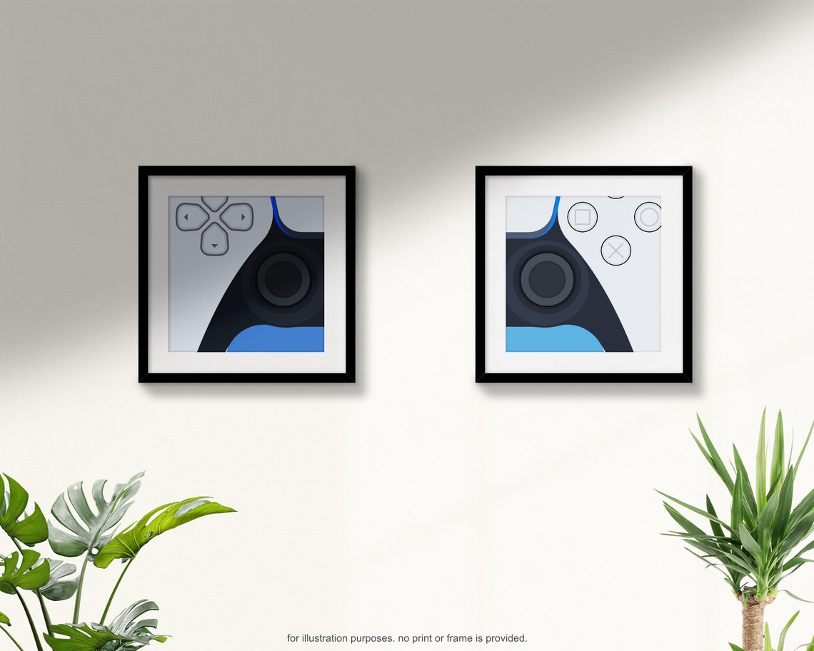 Playstation 5 / PS5 Printable Artwork Video Game Controller - Etsy