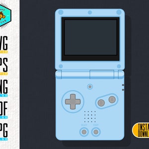 Gameboy Advance SP Printable Artwork Retro Video Game - Etsy