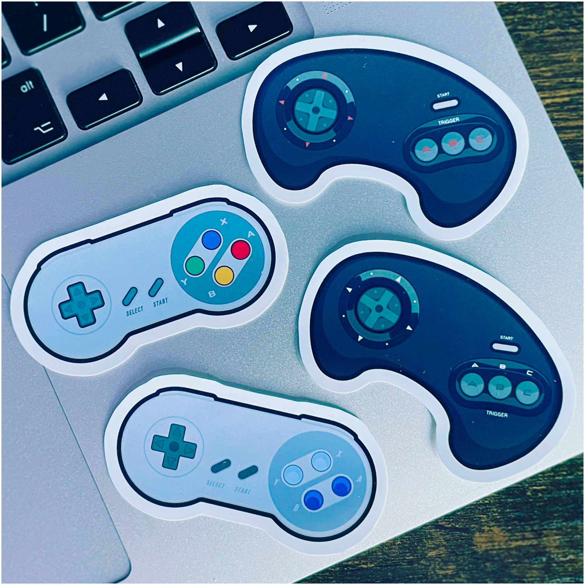 21 Video Game Controller Sticker Pack Glossy Vinyl Switch Playstation ...
