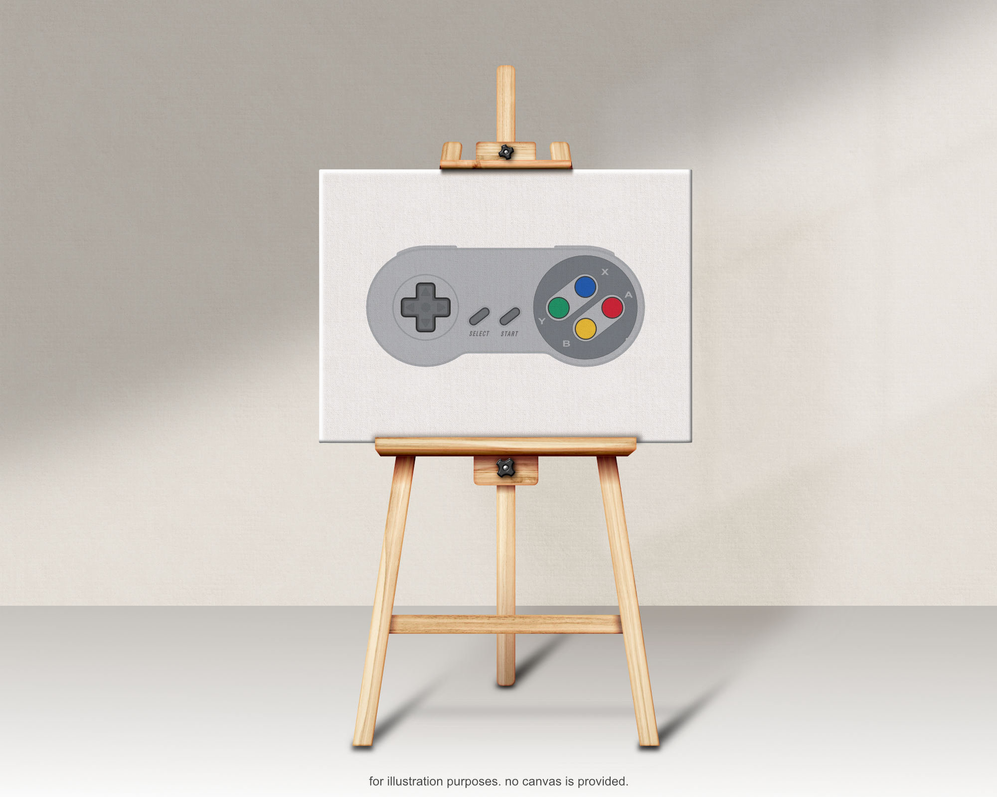SNES / Super Famicom Printable Artwork Retro Video Game Controller ...