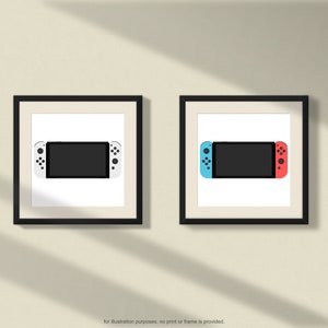 Switch / OLED Printable Artwork | Video Game Handheld | Vector ...