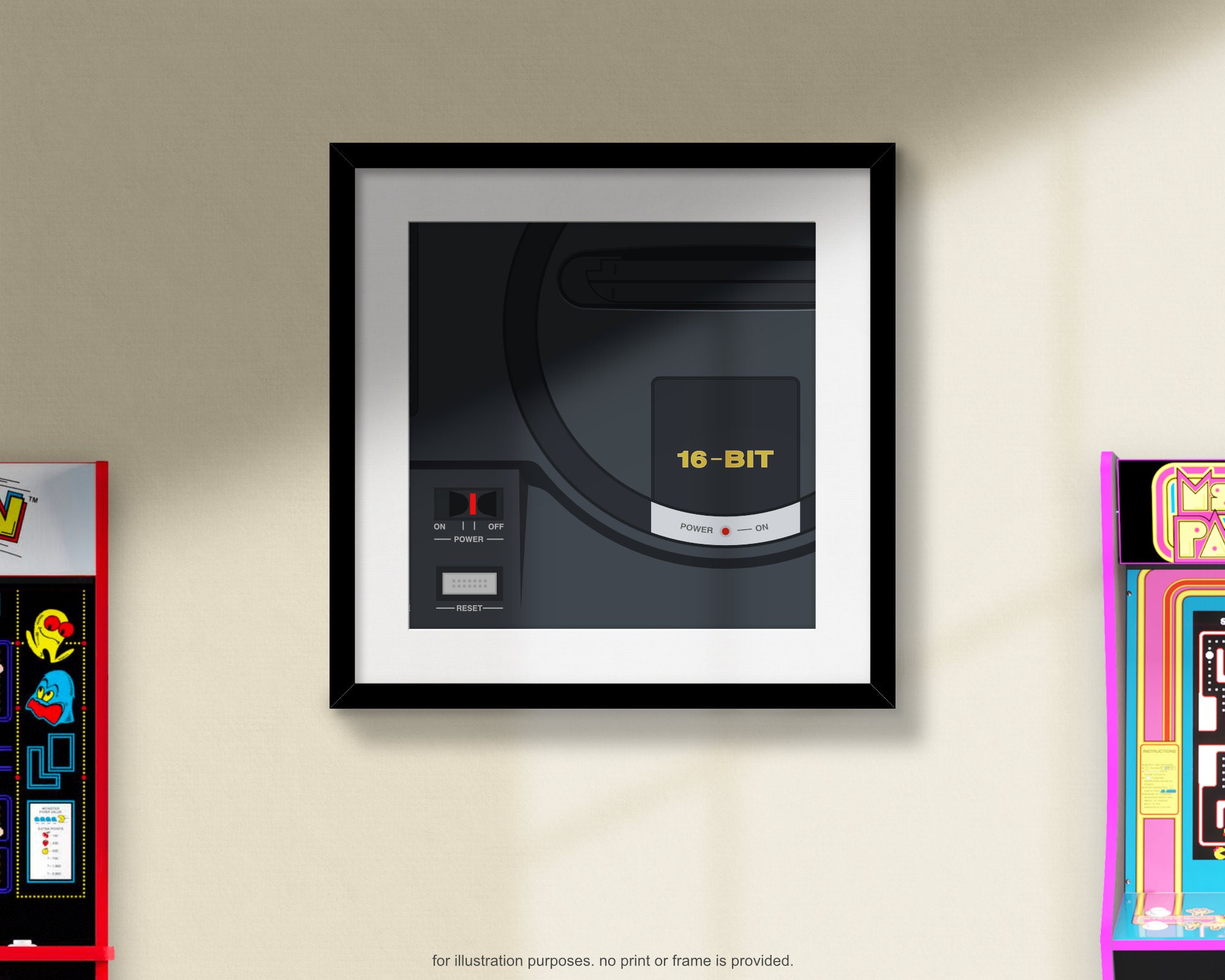 Genesis & Mega Drive Printable Artwork | Retro Video Game Console ...