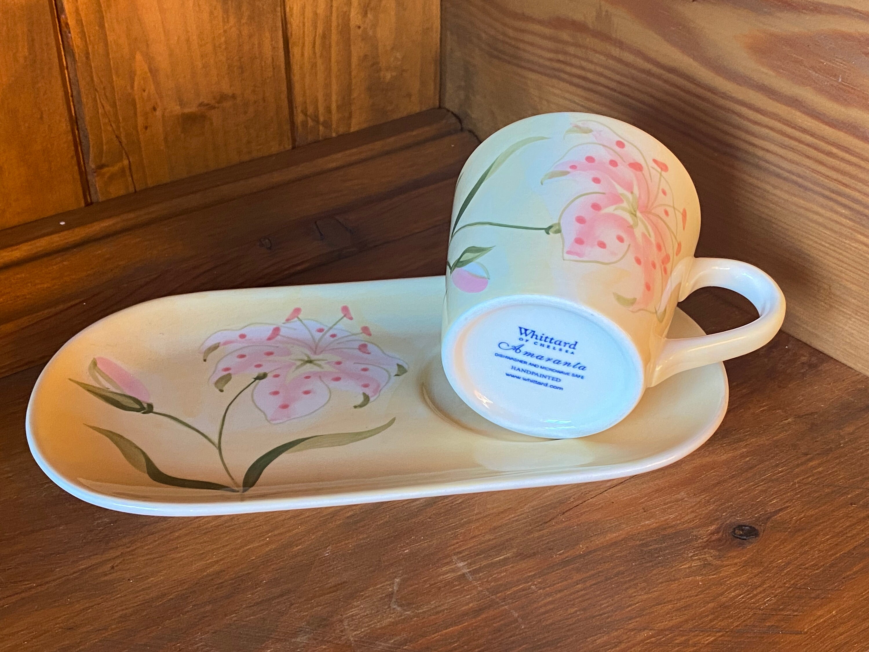 Whittards of Chelsea Amaranta Hand Painted Cup and Saucer - Etsy UK