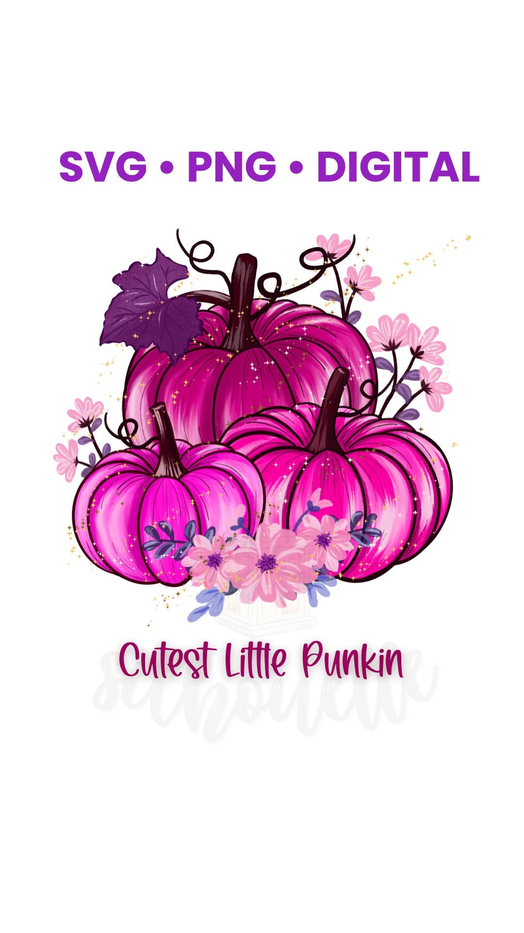 Cutest Little Punkin SVG PNG Sublimination File Iron on - Etsy
